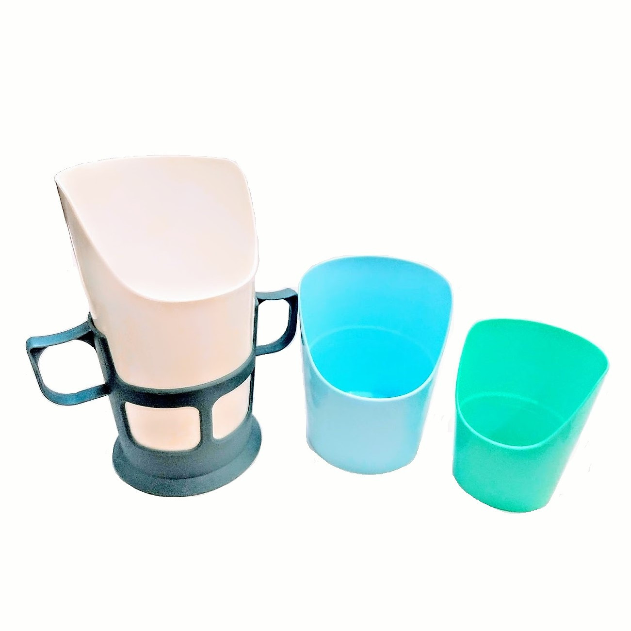 Copos para Disfagias Kapi-Cup Kit com 3 copos + suporte